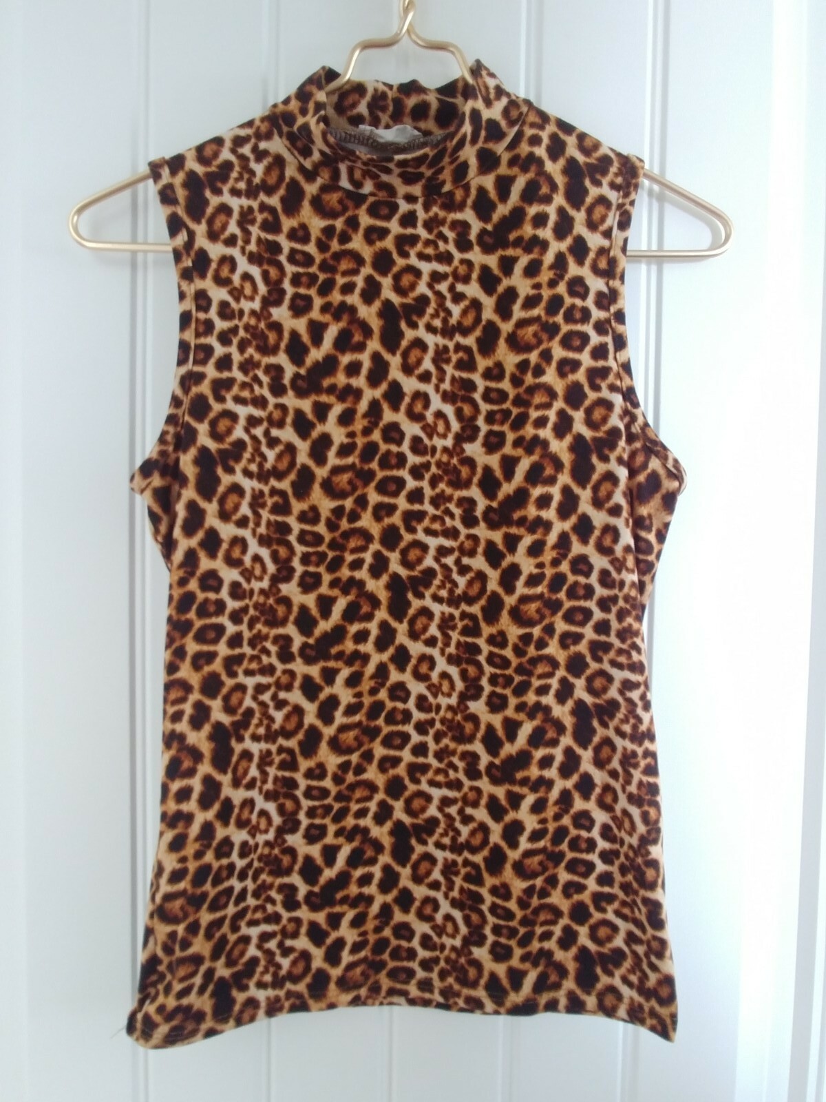 Y2K Vintage Olivia Rae Sleeveless Animal Print Top - Gem