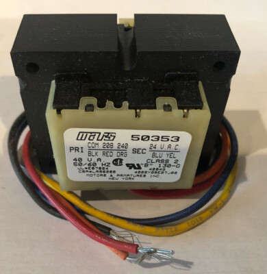 MARS CONTROL TRANSFORMER 50353 40VA 24V COIL Foot MOUNTING | eBay
