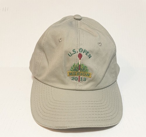 US Open Golf Hat Merion 2013 USGA Member Cap Khaki Strapback Adjustable ...