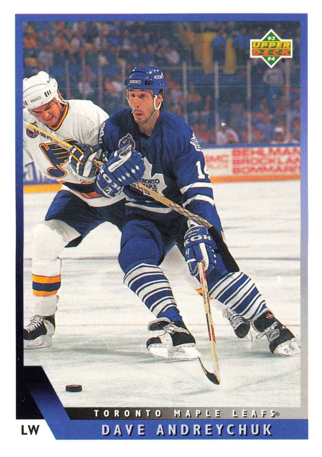 Dave Andreychuk 1993 Upper Deck #86 Toronto Maple Leafs | eBay