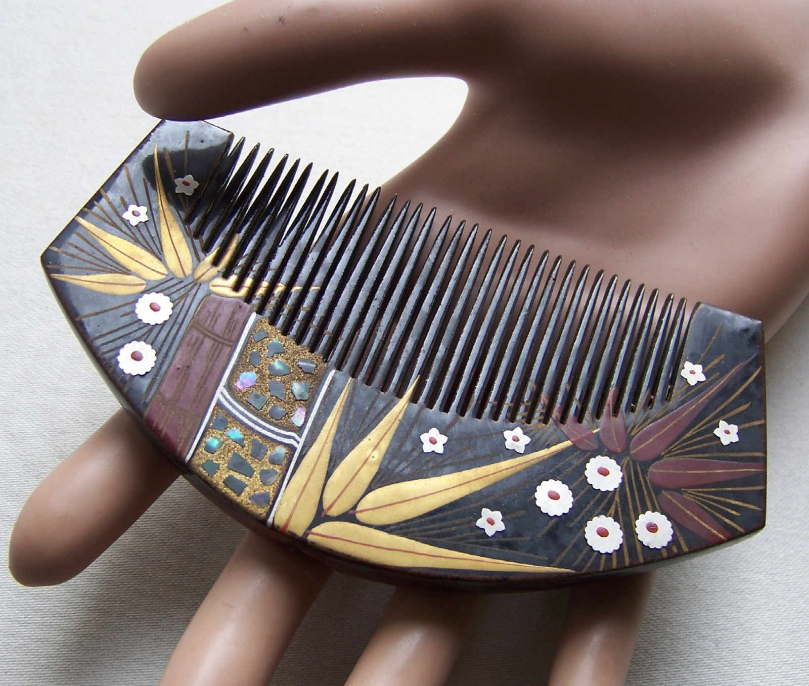 Vintage Japanese hair comb hair pin kanzashi geisha set (AHI) | eBay
