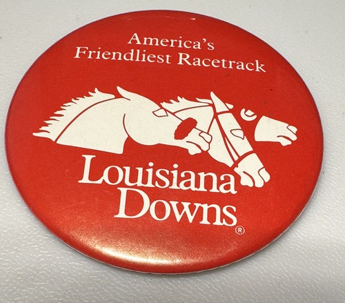 Vintage Louisiana Downs Horse Racing Racetrack Race Track LA Pin ...
