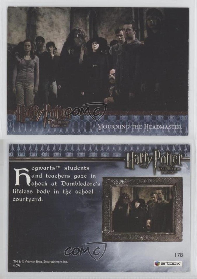 2009 Artbox Harry Potter and the Half-Blood Prince Mourning Headmaster ...