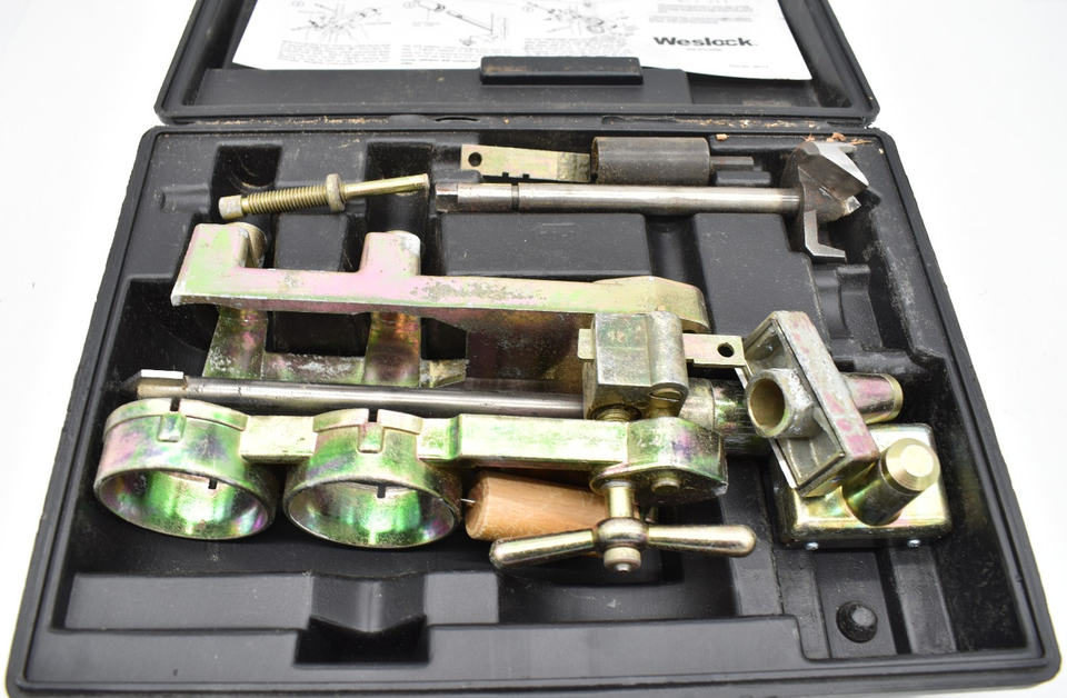 Weslock Door Lock Hole Jig Installation Boring Kit No. 178 with Case | eBay
