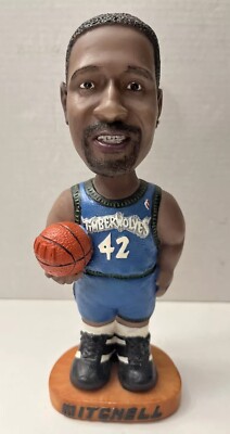 2000-01 SAM MITCHELL Minnesota Timberwolves Bobblehead Blue Jersey 42 ...