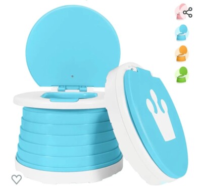 Portable Travel Potty for Kids, Potty Training Toilet for Boy Outdoor ...