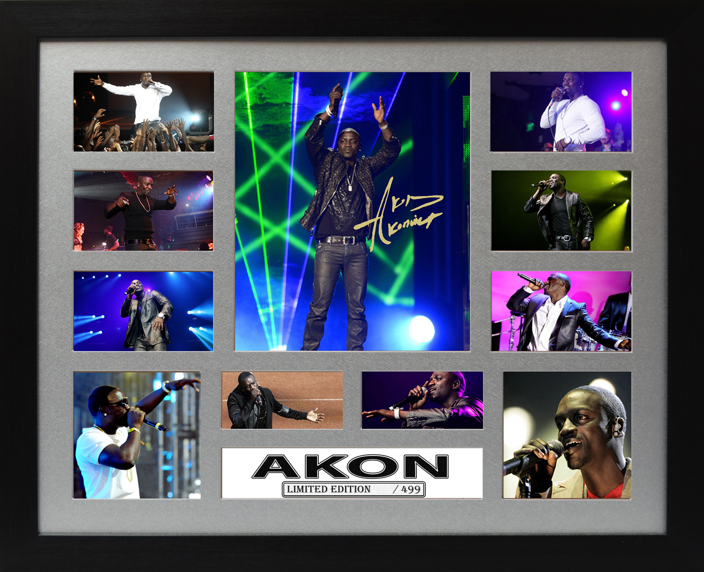 Akon Signed Framed Memorabilia Limited Edition 2017 - Multiple ...