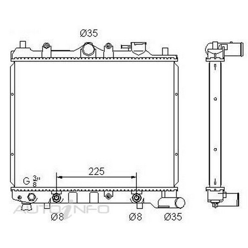 New PROCOOL Radiator For Ford Laser 1985 - 1990 RADMZ067P | eBay