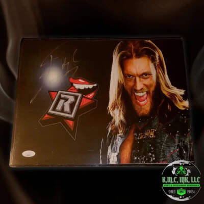 *WWE EDGE RATED R SUPERSTAR SIGNED AUTOGRAPHED 11X14 PHOTO2 W/JSA* # ...