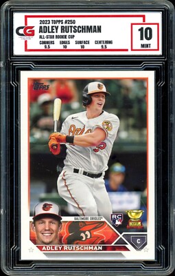 2023 Topps #250 ~ ALL-STAR GOLD CUP ROOKIE ~ Adley Rutschman ~ GRADED ...