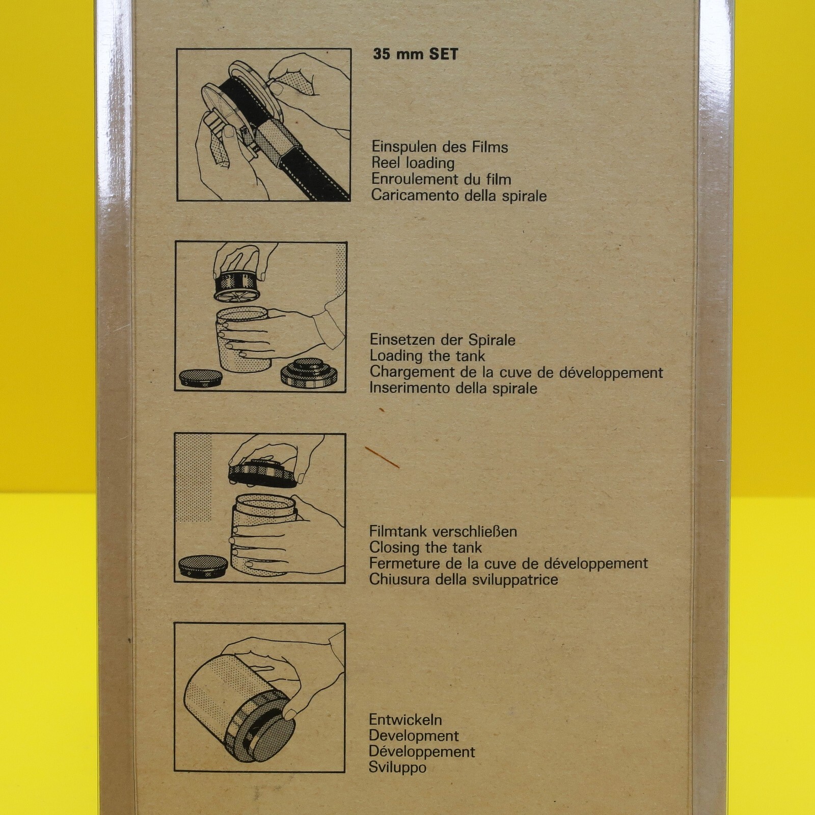 Durst 1214 35mm / 110 Film Developing Set w/ Tank, Reel and Film Loader ...