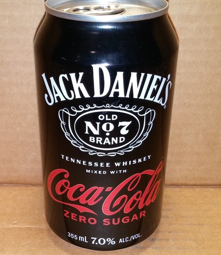 Jack Daniel’s and Coca-Cola Zero Sugar Collector Can 12 oz. Coke Can | eBay