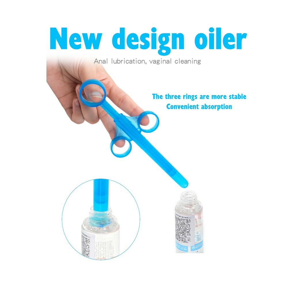 7.5" XL Lube Launcher Personal Lubricant Anal Shooter Applicator Tube ...