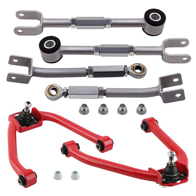 6pcs Adjustable Camber Arms Traction Arm Kit for Infiniti G35 2003-2007 ...