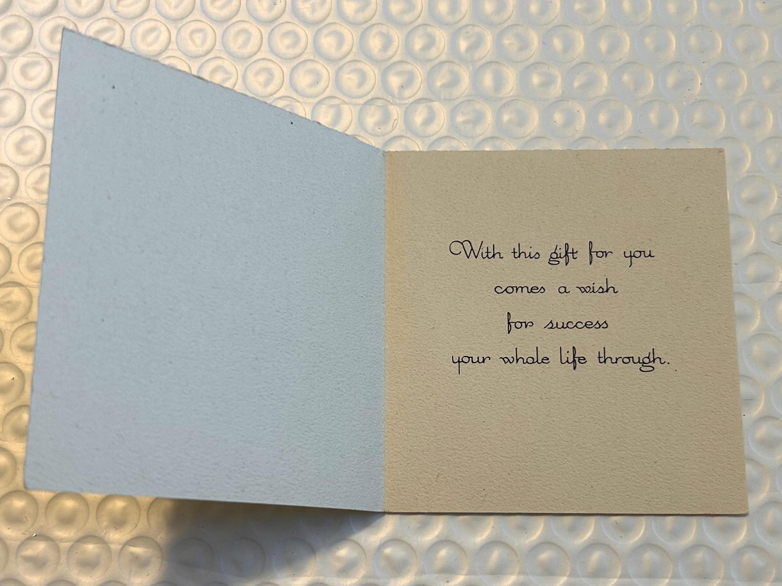 VTG 1950s Paramount Enclosure Card Bluebird Gift For You Graduation ...