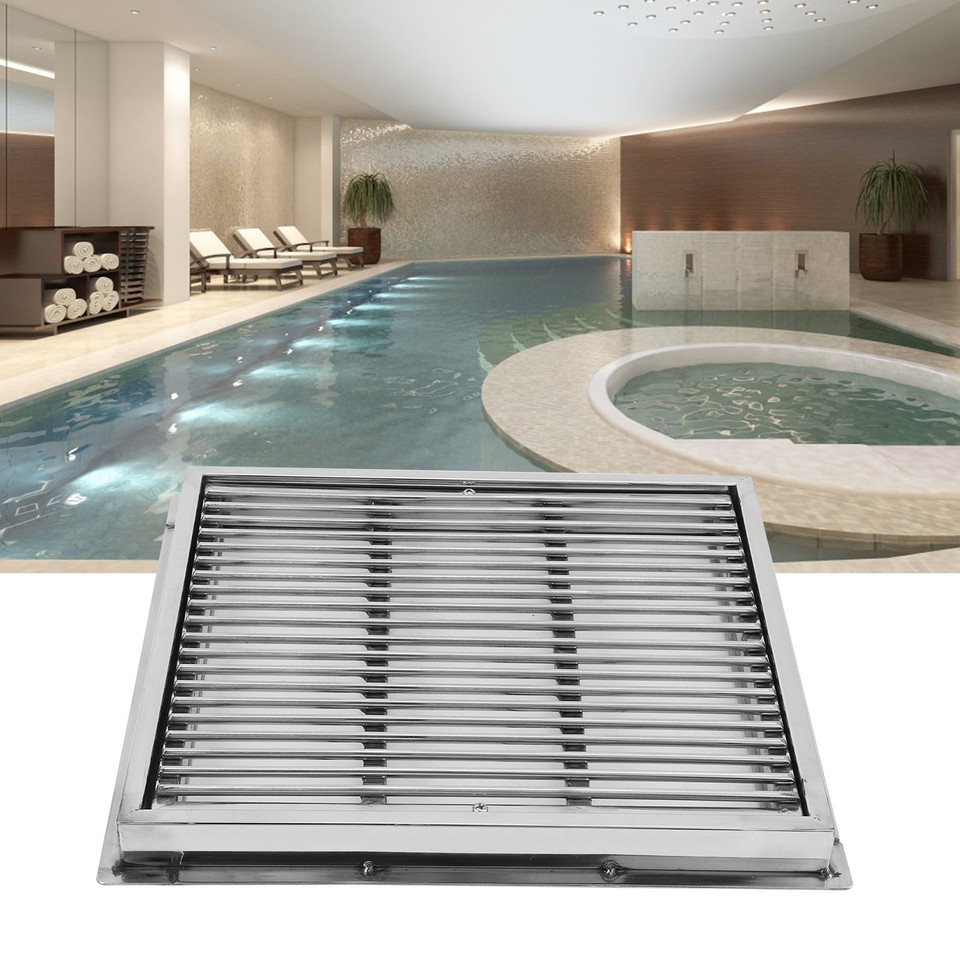 ．Stainless Steel Swimming Pool Square Main Drain Cover Plate Grate ...