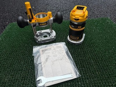 Dewalt DCW600 Compact Router 20V MAX XR + DNP612 Plunge Base Combo Set ...