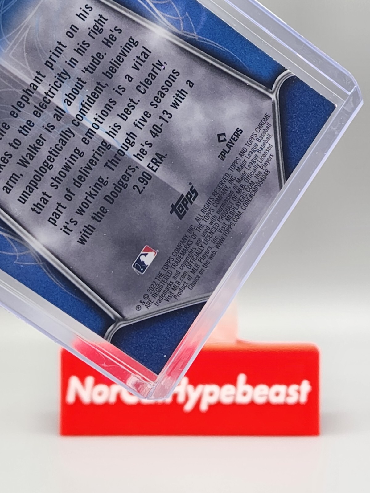 2022 Topps Chrome Baseball Walker Buehler Pinstriped P-25 Speckle ...