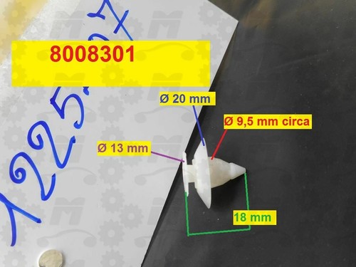 PVC Clip Lock Front or Rear Mudguard Mount for: Ford Ka Ab 9 | eBay