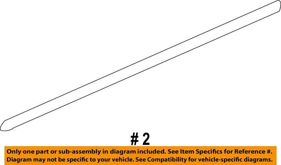 GM OEM 06-16 Impala Limited Front Door Exterior Trim-Body Side Mldg ...