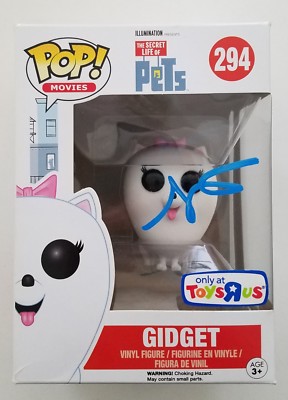 Jenny Slate Signed Gidget Funko POP! ToysRUs Exclusive Secret Life Of ...