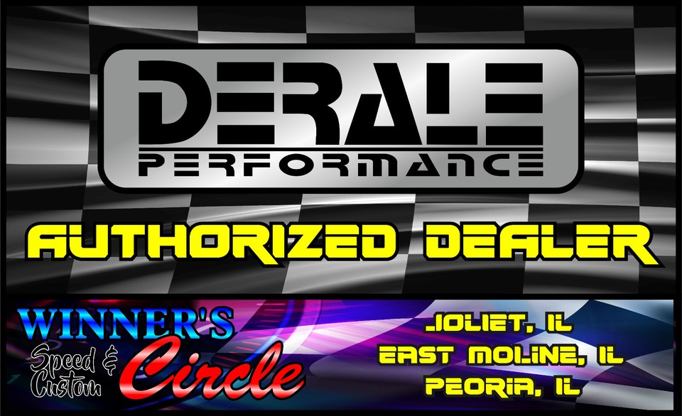 Derale 16838 Electric Cooling Fan, HO RAD, Dual 12 in Fan, Puller, 4000 ...