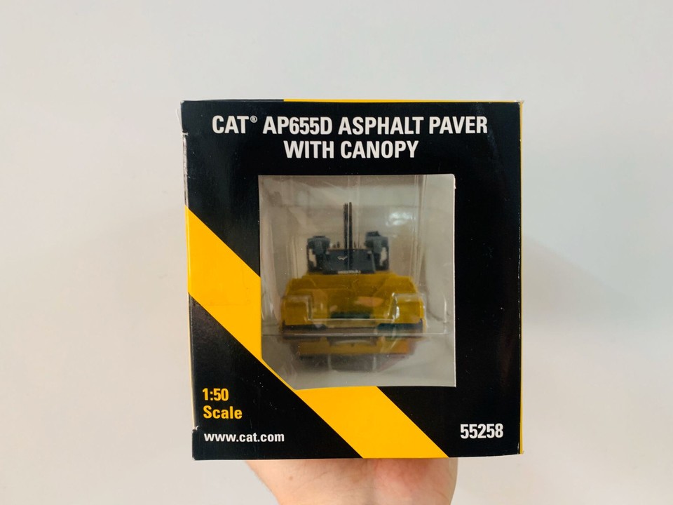 Norscot Caterpillar Cat AP655D Asphalt Paver With Canopy 1:50 DieCast ...