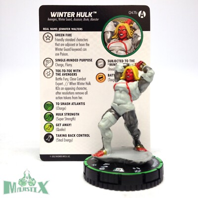 Heroclix Avengers Forever set Winter Hulk #047b Prime figure w/card! | eBay