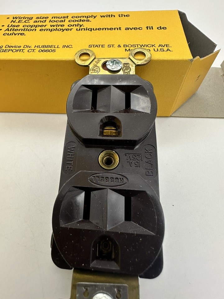 Box Of 10 Hubbell HBL5252 Receptacles | eBay