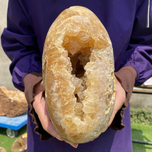 9LB Druzy Agate Quartz Carnelian Geodes Egg Crystal Metaphysical ...
