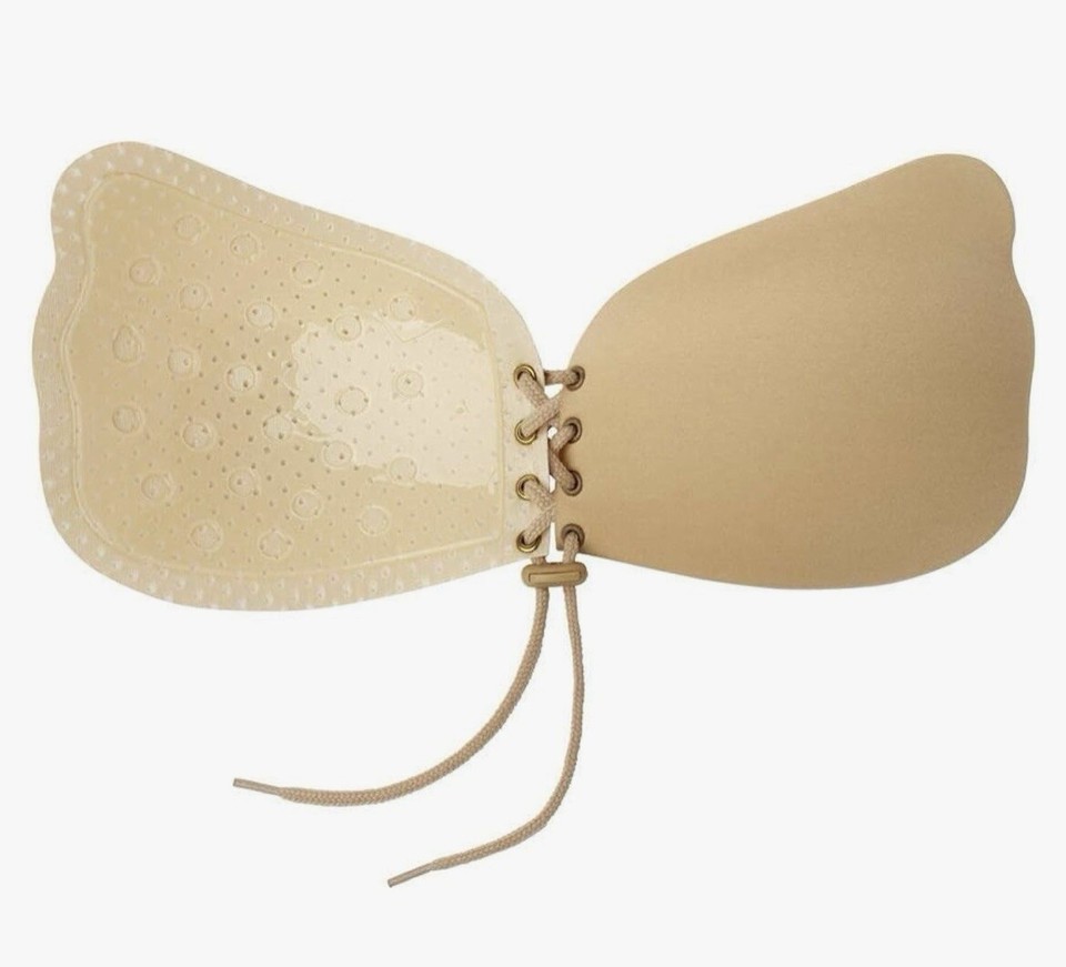 Strapless Backless Bra Stick-on Gel Control Cup Size A Enhancing Star ...