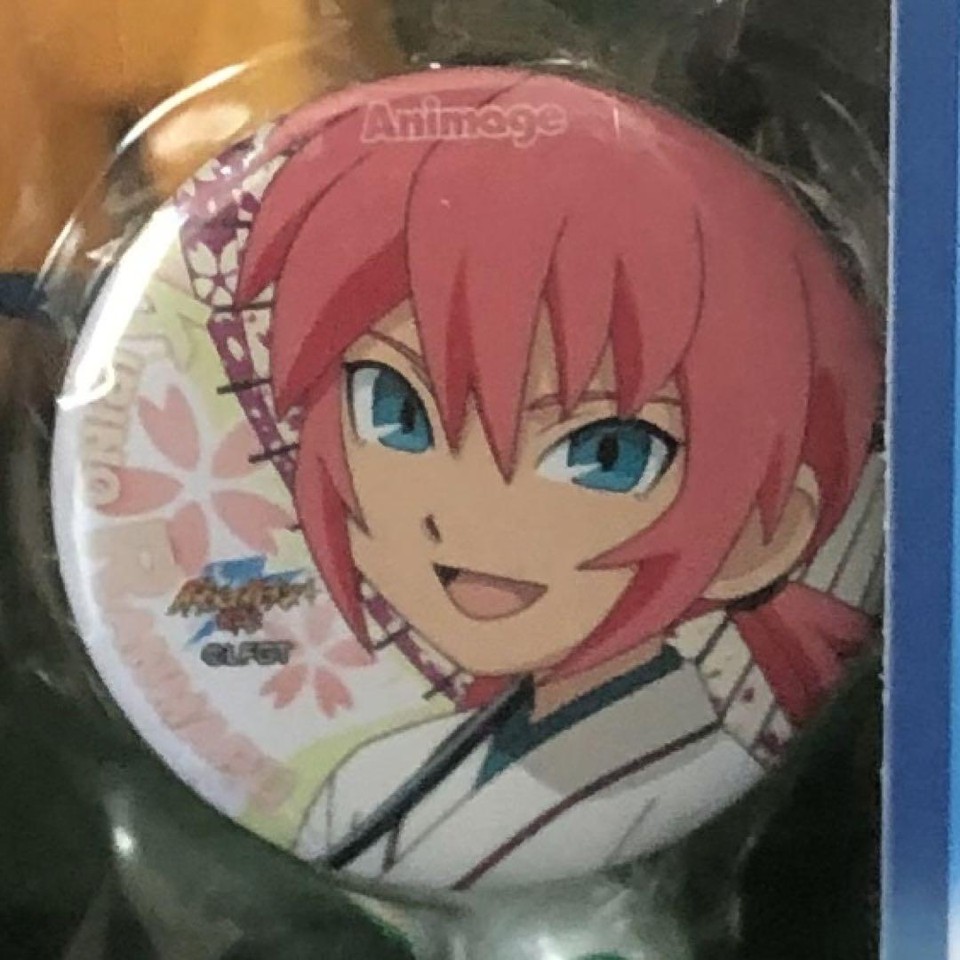 Inazuma Eleven Go Ranmaru Kirino Figure with Can Badge Multicolor Japan ...