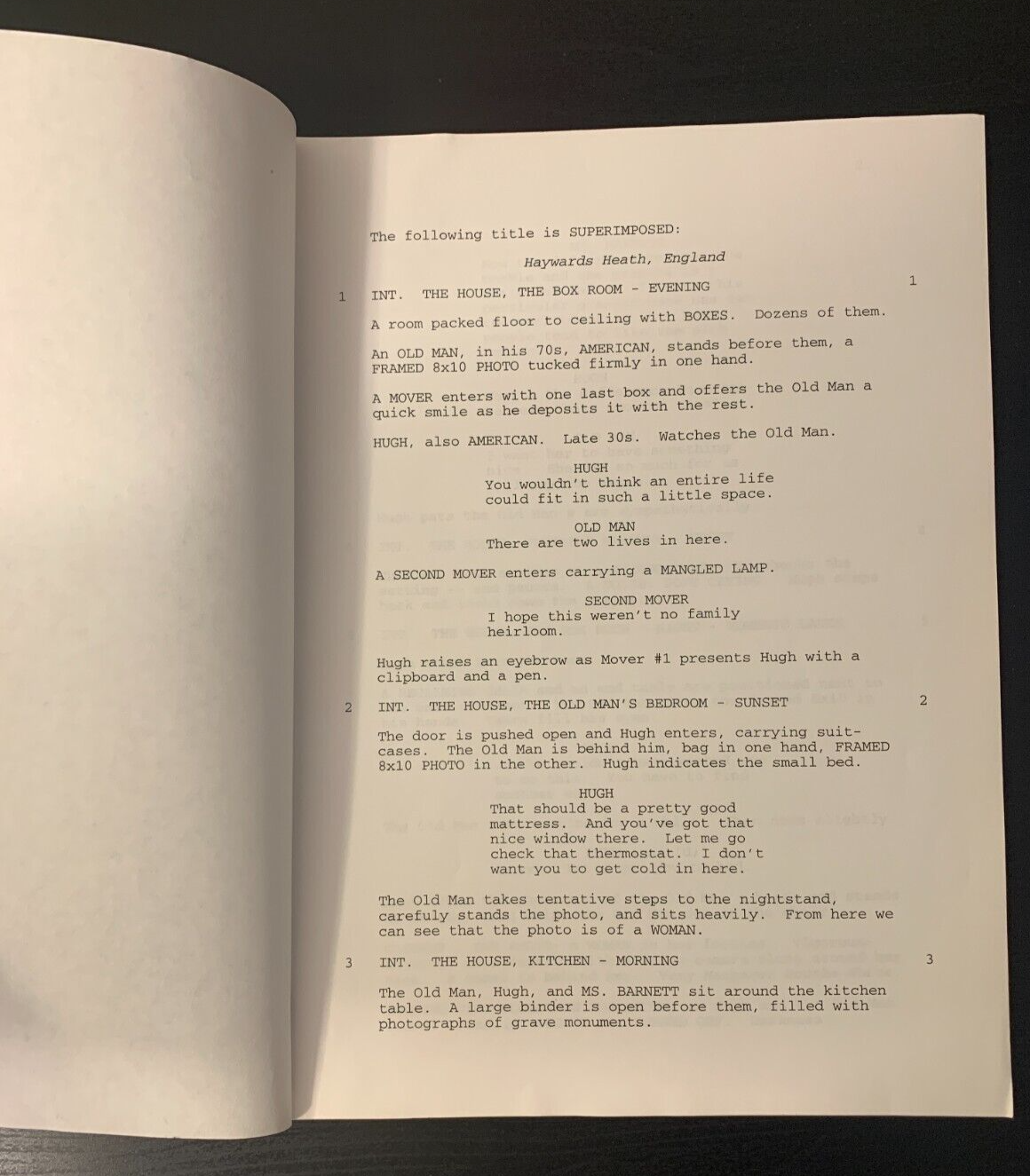 (6) Six Unproduced Original Independent Film Screenplays 70s-2000s ...
