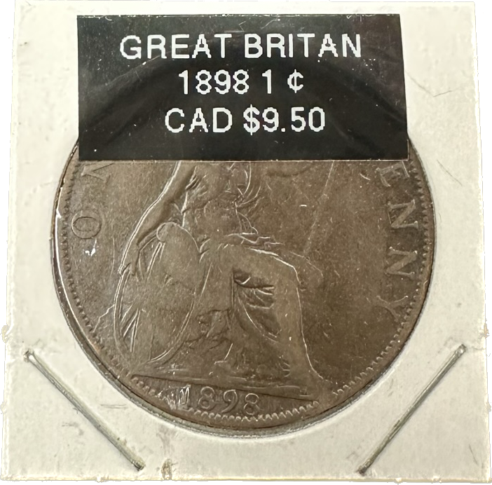 Great Britain 1 Cent 1898 Coin | eBay