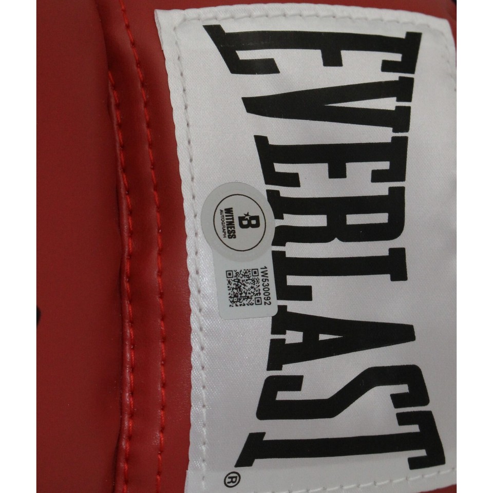 Sugar Ray Leonard Roberto Duran Signed Left Right Boxing Glove Beckett ...