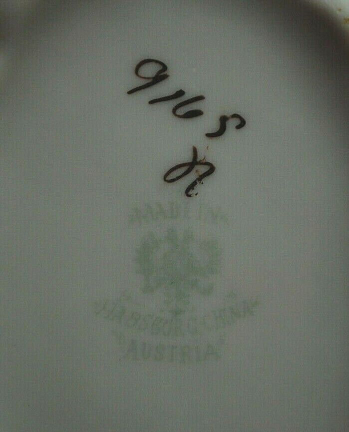 Habsburg China Austria Pattern #9165 Pink Roses Embossed 66 Pieces ...