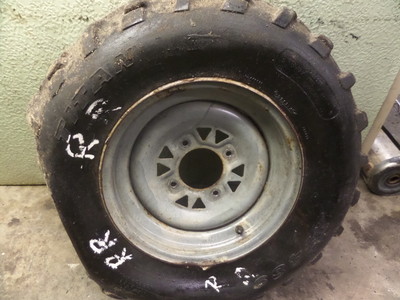 2000 ARCTIC CAT 300 2X4 ATV RIGHT REAR RIM WHEEL TIRE | eBay