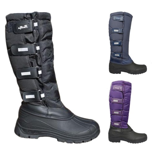 Ladies Winter Thermal Boots Horse Riding Waterproof Knee High Mucker ...