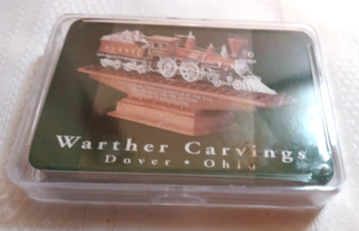 Warther Carvings Dover Ohio Travel Advertising Playing Cards Made in ...