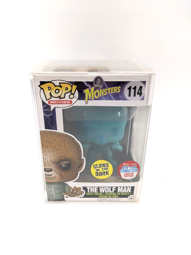 Funko Pop - Wolf Man # 114 GLOW - Toy Tokyo Exclusive (Universal ...