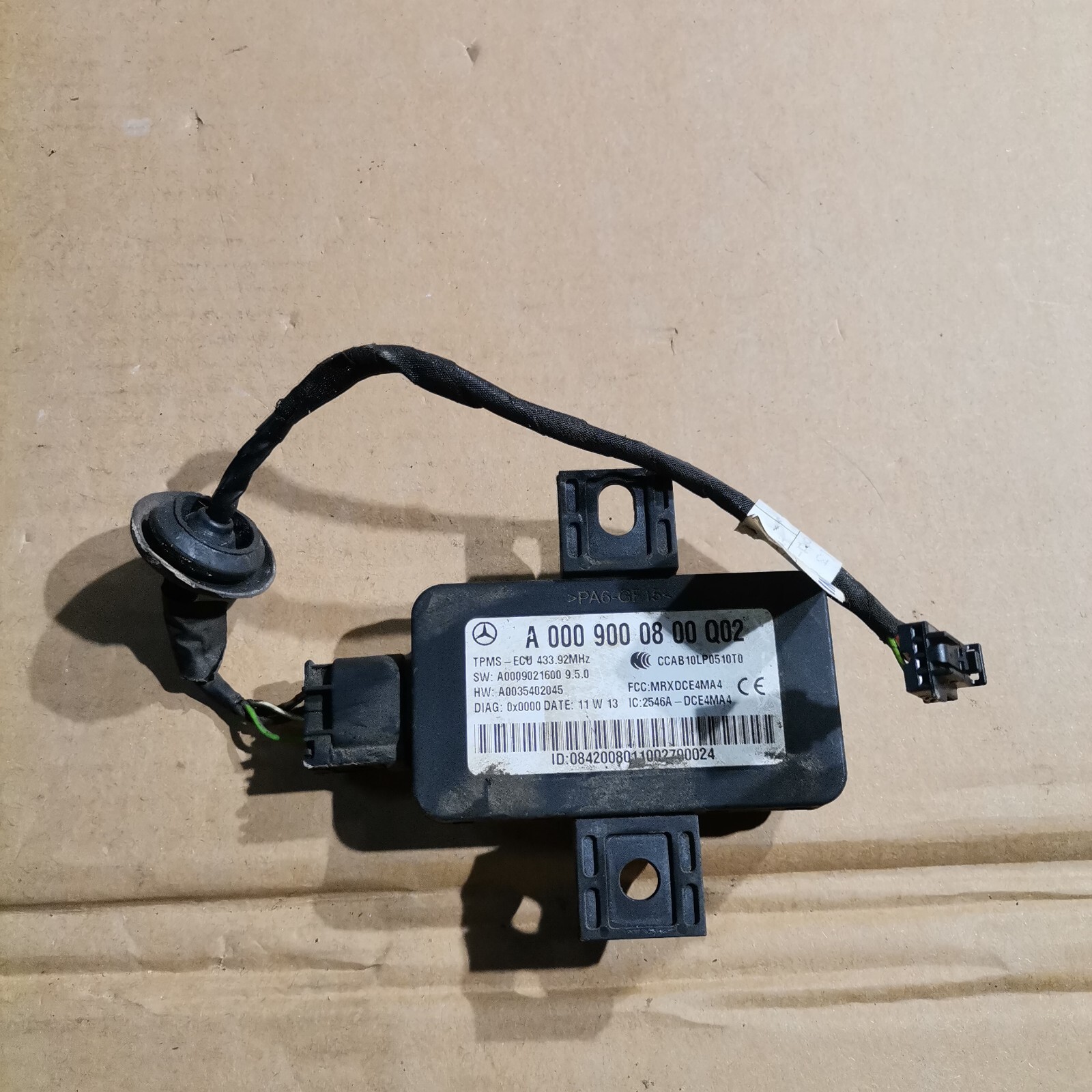 2011 - 2014 MERCEDES C Class W204 TPMS Tire Pressure Monitor System ...