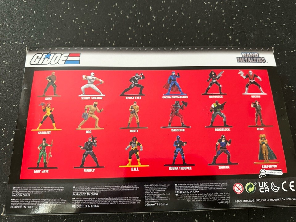 Jada Nano Hollywood Rides Metalfigs GI Joe 18-Pack Figures Collection ...