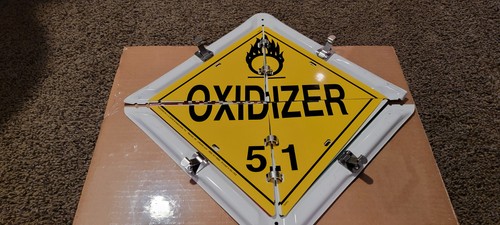 Keller Truck Safety Placard Inhalation Hazard Flammable Man Cave Rest ...