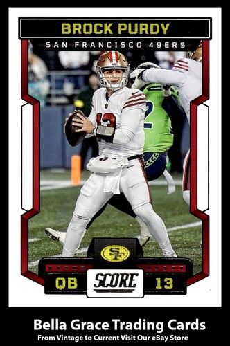 2023 Panini Score Brock Purdy #169 San Francisco 49ers NFL Football | eBay