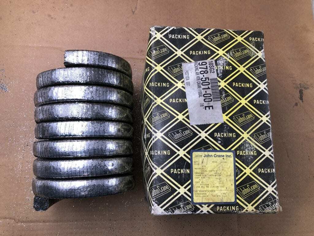 John Crane Rite-Pak 0.875-S Compression Packing 100AL P351 12' X 0.875 ...