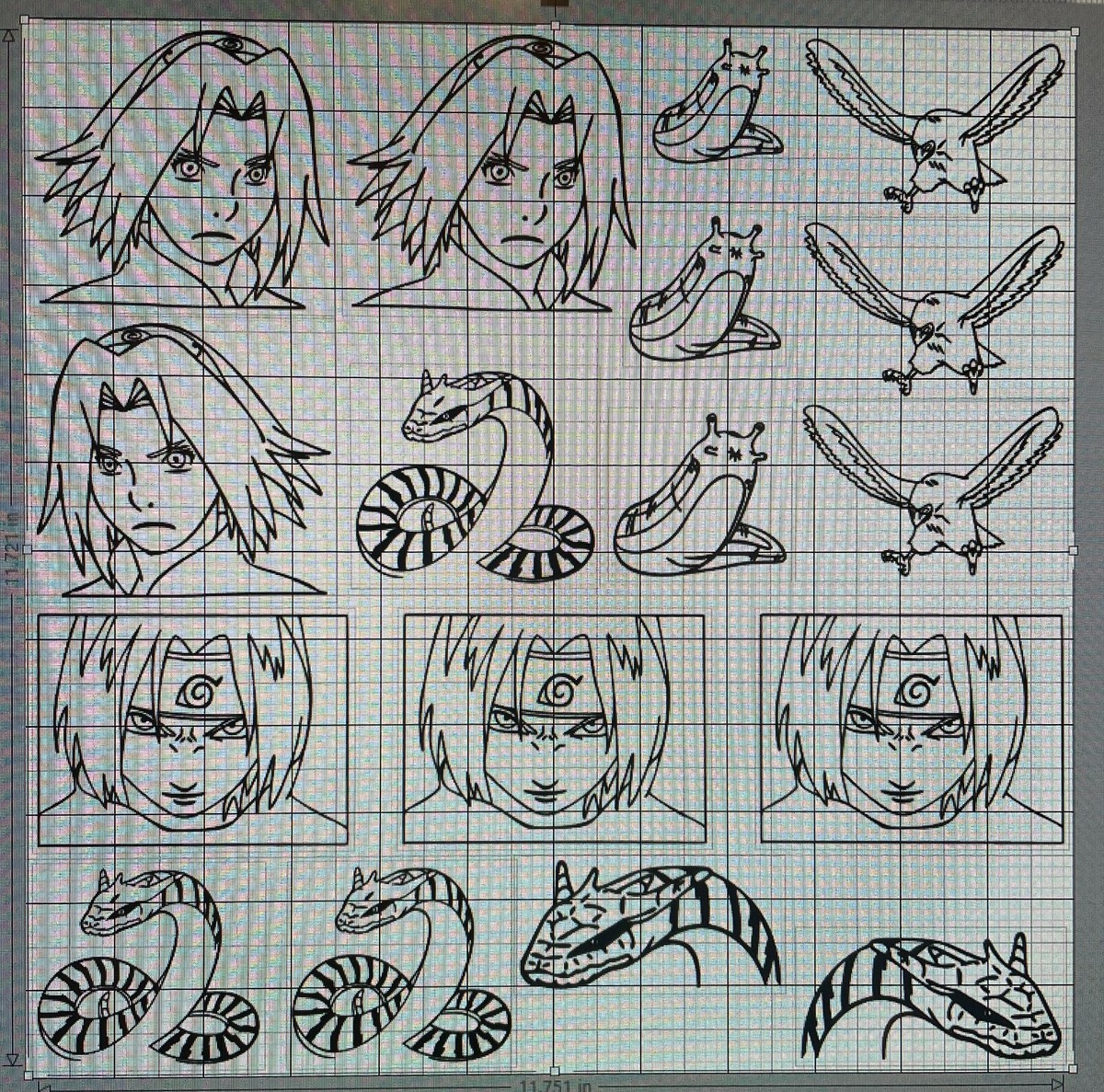 Naruto Character Design Sheet