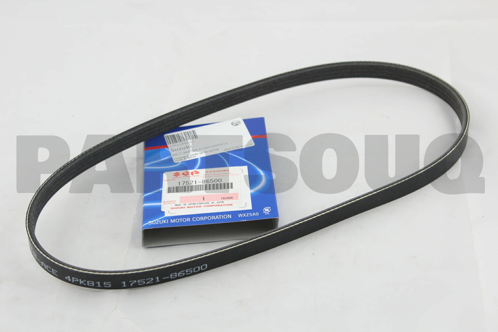 1752186500 Genuine Suzuki BELT (4PK815) 17521-86500 | eBay