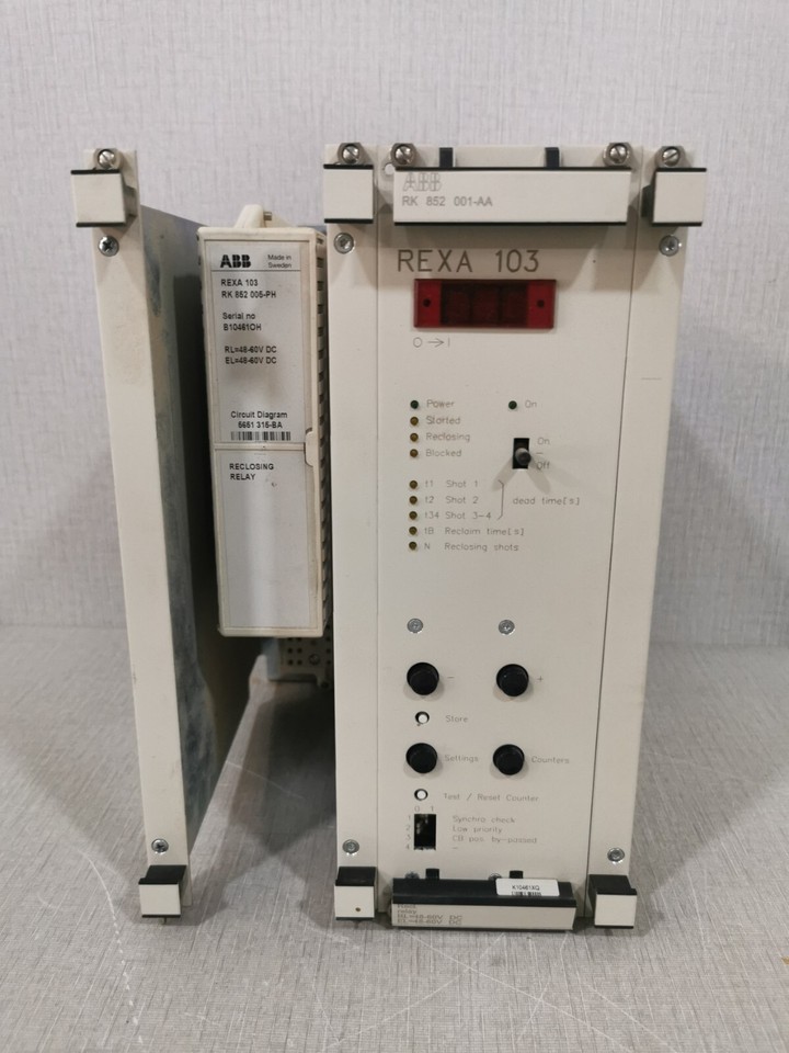 ABB REXA 103 / RK 852 005-PH Circuit Diagram | eBay