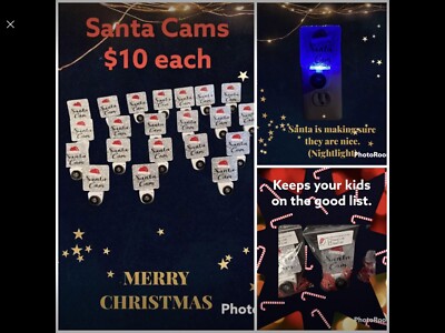 Santa Cam night light. Handmade/Helps Keeps Your Kids On The Nice List ...