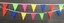 SALE BARGAIN Cheerful multi-coloured 20 flag fabric bunting with Free ...